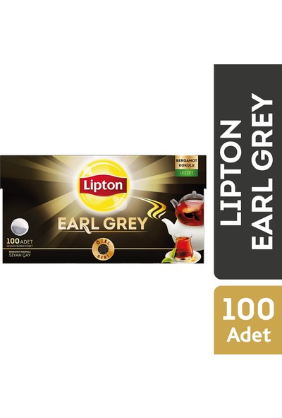 Lipton Earl Grey Demlik Poşet Çay 100'LÜ Lipton Earl Grey Demlik Poşet Çay 100'LÜ