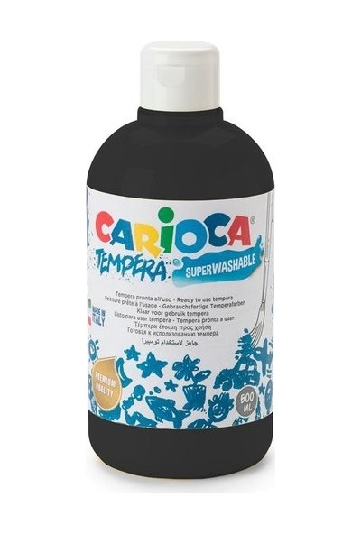Carioca Guaj Boya Süper Yıkanabilir 250 ml Siyah Carioca Guaj Boya Süper Yıkanabilir 250 ml Siyah