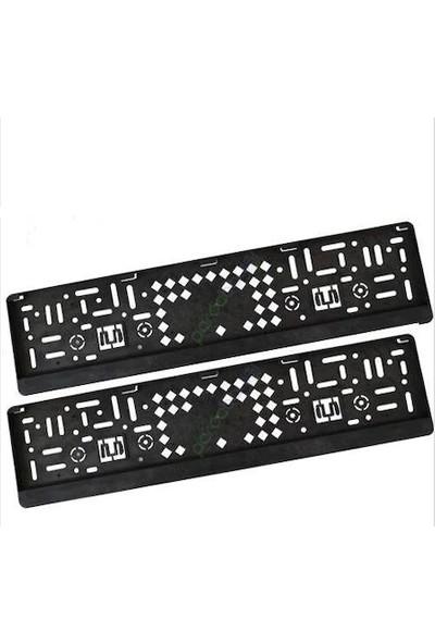 Plastik Plaka Altlığı Çıtçıtlı 2li Set