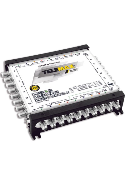Telemax MV-1016P Sonlu ve Kaskatlı 16 Çıkışlı Multıswıtch Santral Adaptör Telemax MV-1016P Sonlu ve Kaskatlı 16 Çıkışlı Multıswıtch Santral Adaptör