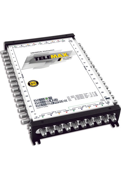 Telemax MV-1032P Sonlu ve Kaskatlı 32 Çıkışlı Multıswıtch Santral Adaptör Telemax MV-1032P Sonlu ve Kaskatlı 32 Çıkışlı Multıswıtch Santral Adaptör
