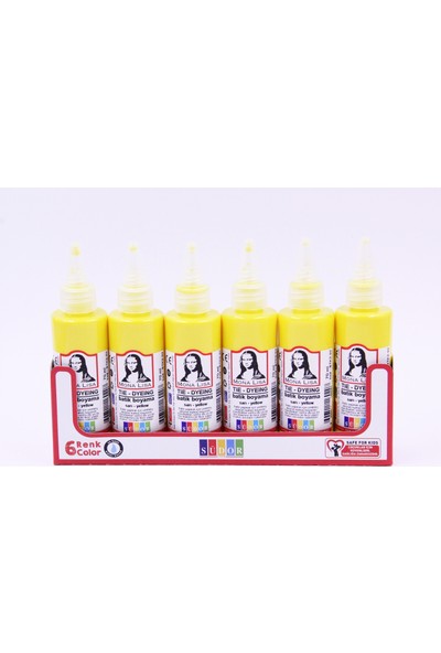 Südor Monalisa Batik Boyama Seti 6X70 ml Sarı Set