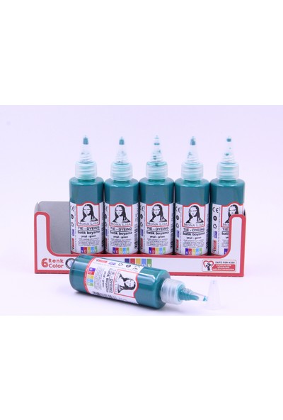 Südor Monalisa Batik Boyama Seti 6X70 ml Yeşil Set