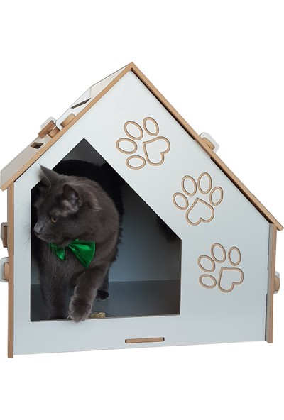Bonny Nice Iç Mekan Ahşap Kedi Yuvası, Kedi Evi, Kedi Kulübesi Bonny Nice Iç Mekan Ahşap Kedi Yuvası, Kedi Evi, Kedi Kulübesi