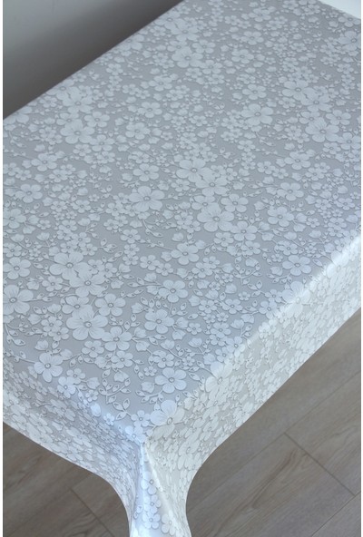 Dede Ev Tekstil Astarlı Silinebilir Pvc Muşamba Masa Örtüsü 158-B1