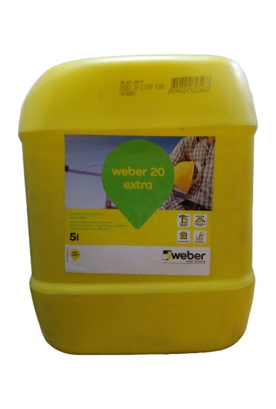 Weber 20 Extra 5 Lt Su Geçirimsizlik Harç Katkısı Weber 20 Extra 5 Lt Su Geçirimsizlik Harç Katkısı