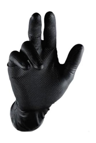 Nti-Glove Siyah Pudrasız Kalın Nitril Eldiven 50 Adet (XXL) Nti-Glove Siyah Pudrasız Kalın Nitril Eldiven 50 Adet (XXL)
