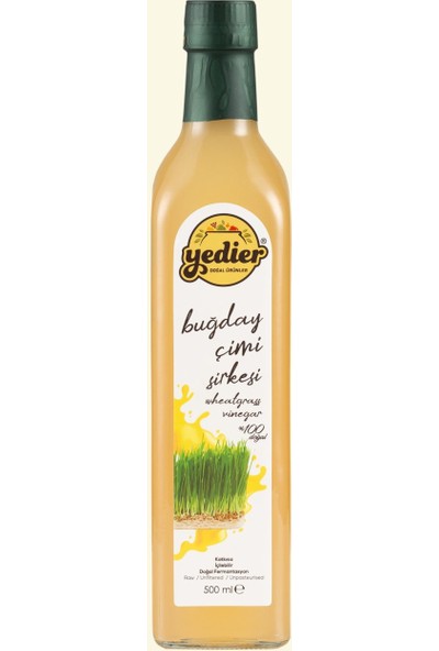 Yedier Buğday Çimi Sirkesi 500 ml