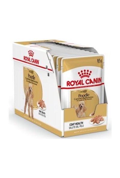 Royal Canin Poodle Yetişkin Pouch Yaş Köpek Maması 85 gr 12'li Royal Canin Poodle Yetişkin Pouch Yaş Köpek Maması 85 gr 12'li