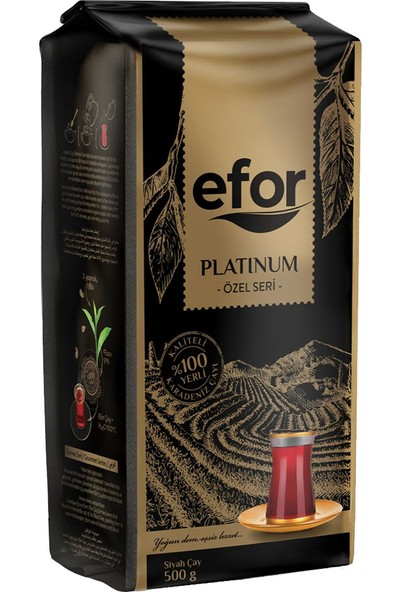 Efor Platinum Çay 500 Gram - Dökme Siyah Çay Yüksek Kaliteli