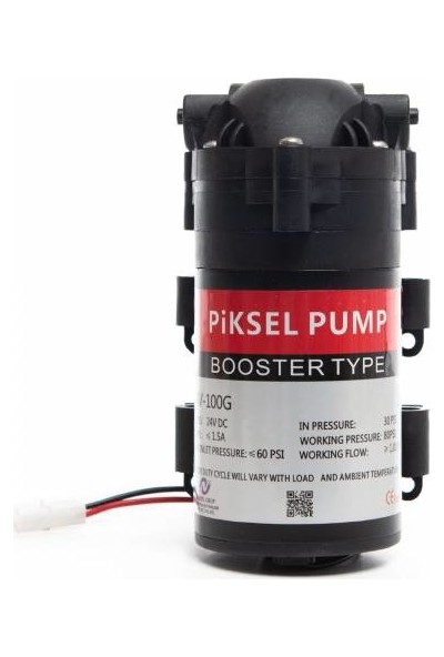 Piksel Aqua 100 Gpd Su Arıtma Cihazı Pompası Ce Belgeli PKSMUH003