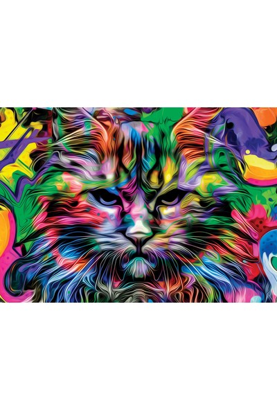 Nova Puzzle 1000 Parça Kızgın Bakışlar Puzzle - Kedi Puzzle Nova Puzzle 1000 Parça Kızgın Bakışlar Puzzle - Kedi Puzzle