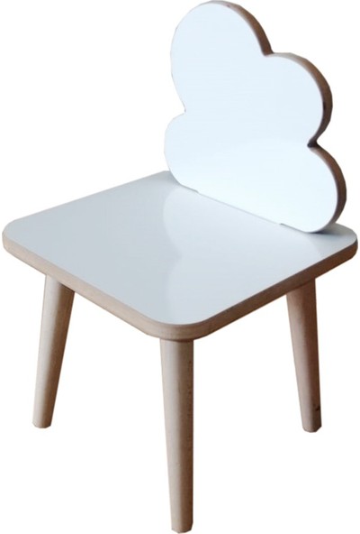 Damla Toys Bulut Figürlü Ahşap Çocuk Aktivite Oyun Ders Sandalyesi Damla Toys Bulut Figürlü Ahşap Çocuk Aktivite Oyun Ders Sandalyesi