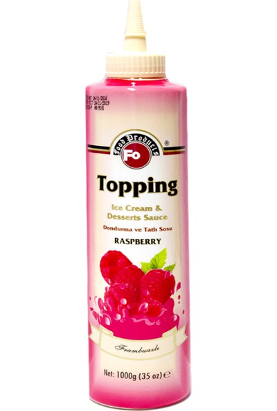 Fo Frambuaz Topping Sos 1 kg Fo Frambuaz Topping Sos 1 kg