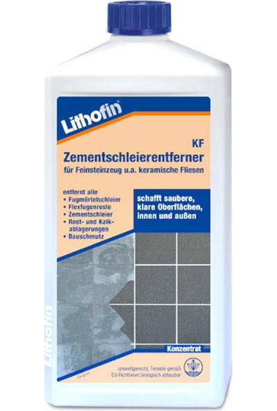 Lithofin Kf Çimento Artığı Temizleyici Lithofin Kf Çimento Artığı Temizleyici
