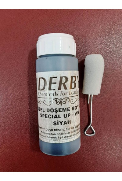 Derby Siyah Özel Deri Döşeme,koltuk Boyası ve Uygulama Süngeri Derby Siyah Özel Deri Döşeme,koltuk Boyası ve Uygulama Süngeri