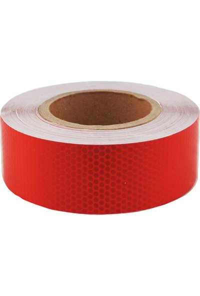 Modacar 12 m Petek Desen Kırmızı Fosfor Şerit 428739 Modacar 12 m Petek Desen Kırmızı Fosfor Şerit 428739