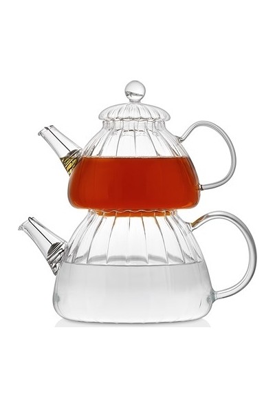 Paçi Isıya Dayanıklı Cam Çaydanlık