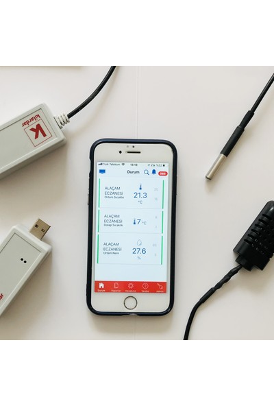 Kilardar Eczane Sıcaklık ve Nem Takip Cihazı (Büyük Eczaneler Için)