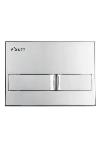 Visam Gömme Rezervuar Bas Kapak Kumanda Paneli Çift Basmali Visam Gömme Rezervuar Bas Kapak Kumanda Paneli Çift Basmali
