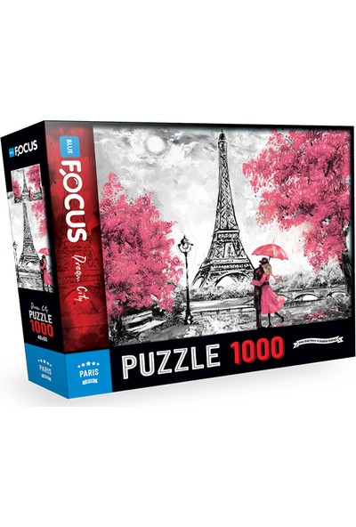 Blue Focus 1000 Parça Puzzle - Paris Blue Focus 1000 Parça Puzzle - Paris