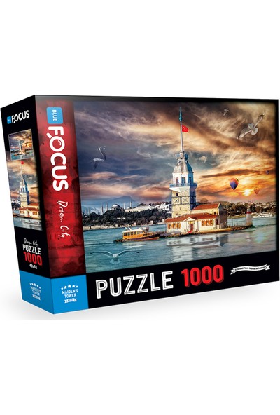 Blue Focus 1000 Parça Puzzle - Kız Kulesi