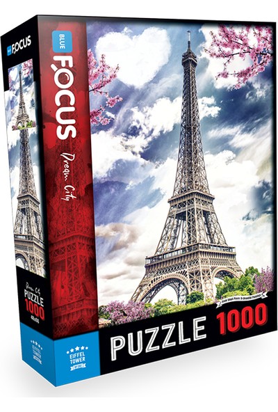 Blue Focus 1000 Parça Puzzle - Eyfel Kulesi Blue Focus 1000 Parça Puzzle - Eyfel Kulesi