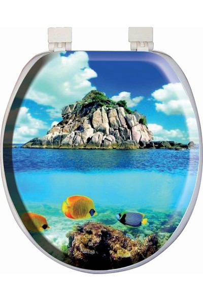 Softy Jumbo Desenli Yumuşak Klozet Kapağı Beyaz Softy Jumbo Desenli Yumuşak Klozet Kapağı Beyaz