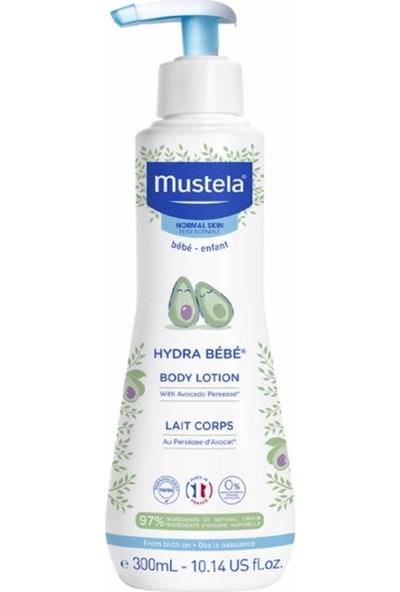 Mustela Hydrabebe Body Lotion(Vücut Losyonu) 300 ml Mustela Hydrabebe Body Lotion(Vücut Losyonu) 300 ml