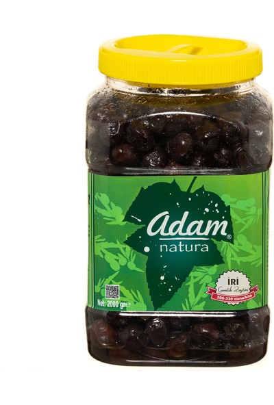 Adamnatura Orta Boy Siyah Gemlik Zeytini 2 Kg