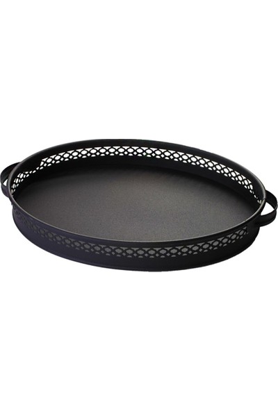 Kitchen Chef Black Serisi 37 cm Metal Siyah Tepsi Kitchen Chef Black Serisi 37 cm Metal Siyah Tepsi