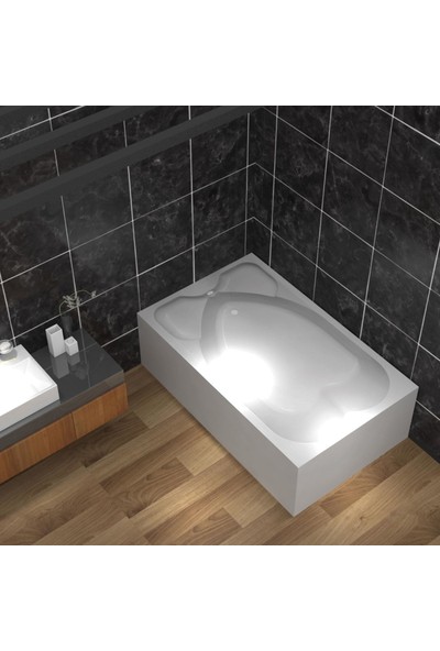 Sanica Andora Ön ve Yan Panelli Küvet 180x110 cm