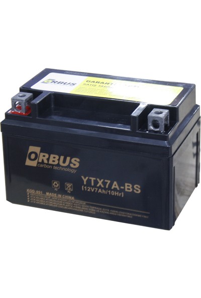 Orbus YTX7A-BS 12 V 7AH Motosiklet, Atv Aküsü Orbus YTX7A-BS 12 V 7AH Motosiklet, Atv Aküsü