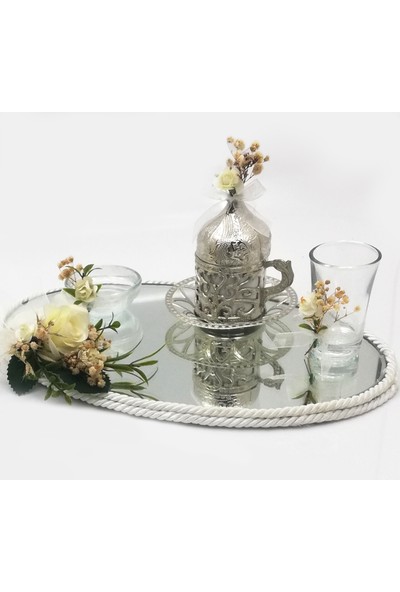 LORA DAVET Damat Kahve Fincanı TEPSISI GÜMÜŞ 54172 LORA DAVET Damat Kahve Fincanı TEPSISI GÜMÜŞ 54172
