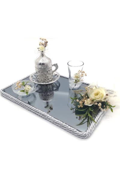LORA DAVET Damat Kahve Fincanı TEPSISI GÜMÜŞ 54170 LORA DAVET Damat Kahve Fincanı TEPSISI GÜMÜŞ 54170