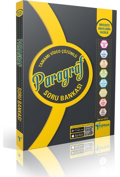Toprak Yayıncılık PARAGRAF SORU BANKASI Derya GÖÇ