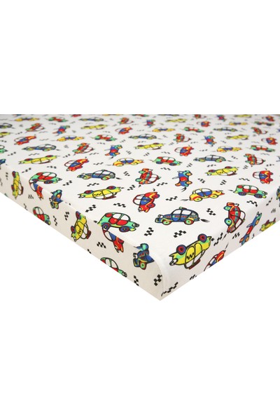 NAB Tekstil Park Yatak Mini Araba Desenli Lastikli Çarşaf 65 x 95 cm NAB Tekstil Park Yatak Mini Araba Desenli Lastikli Çarşaf 65 x 95 cm