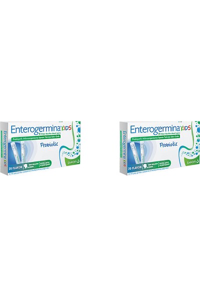 Enterogermina Kids Probiotic 20 Flakon 2 Adet Enterogermina Kids Probiotic 20 Flakon 2 Adet
