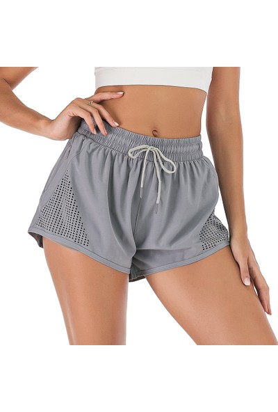 Buyfun Kadın Spor Şort - XL - Gri (Yurt Dışından) Buyfun Kadın Spor Şort - XL - Gri (Yurt Dışından)