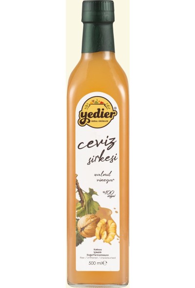 Yedier Ceviz Sirkesi Cam 500 ml Yedier Ceviz Sirkesi Cam 500 ml