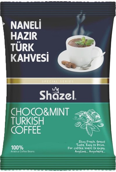 Shazel Naneli Hazır Türk Kahvesi 100 gr x 2 Shazel Naneli Hazır Türk Kahvesi 100 gr x 2