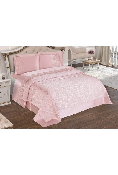 Azra Fransız Dantelli Pike Takımı