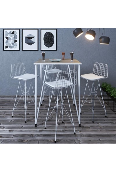 Knsz bar masa sandalye takımı zel crdbyz 080x80 4 sandalye byzbyz Knsz bar masa sandalye takımı zel crdbyz 080x80 4 sandalye byzbyz