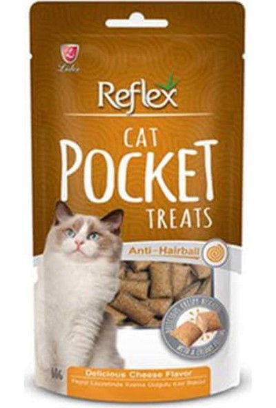 Reflex Pocket Anti Hairball Tüy Yumağı Kontrol Kedi Ödülü 60 gr Reflex Pocket Anti Hairball Tüy Yumağı Kontrol Kedi Ödülü 60 gr
