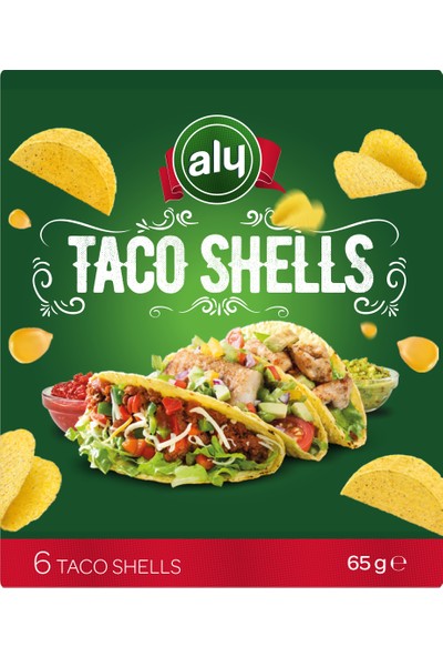 Aly Taco Shells 65 gr 6'lı Paket Aly Taco Shells 65 gr 6'lı Paket