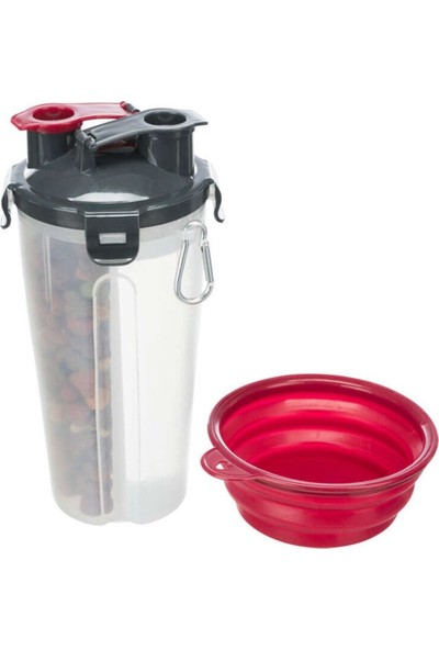 Trixie Köpek Mama ve Su Taşıma Şişesi, 2 x 0,35 lt / 11 × 23 cm