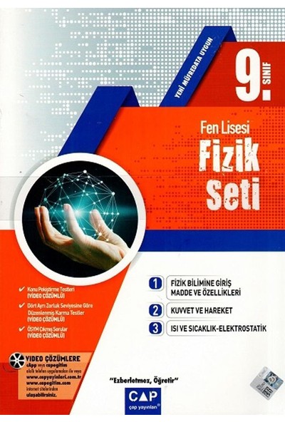Çap Yayınları 9. Sınıf Fen Lisesi Fizik Seti Çap Yayınları 9. Sınıf Fen Lisesi Fizik Seti