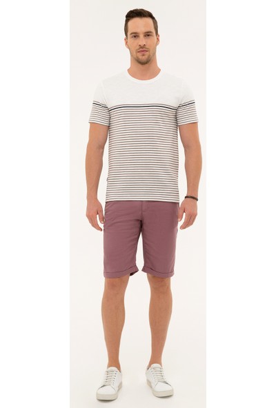 Pierre Cardin Erkek Gül Kurusu Standart Fit Bermuda Şort 50224377-Vr026 Pierre Cardin Erkek Gül Kurusu Standart Fit Bermuda Şort 50224377-Vr026