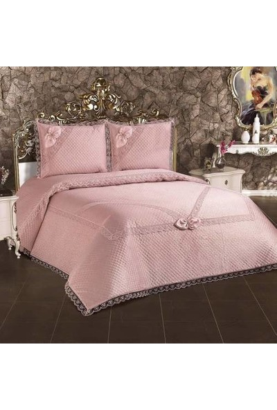 Bursa Çeyiz Fransız Güpürlü Çift Kişilik Yatak Örtüsü Bursa Çeyiz Fransız Güpürlü Çift Kişilik Yatak Örtüsü