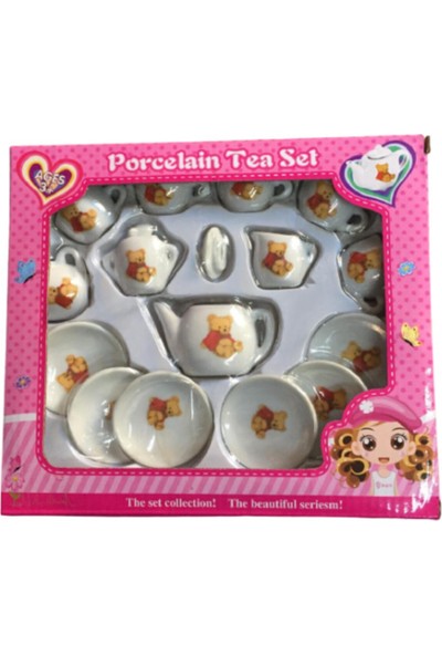 Vardem Oyuncak Oyuncak Porselen Çay Seti 16 Parça Fincan